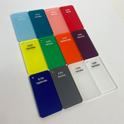 Frosted Finish Acrylic Discs - Cut To Size - Perspex Panels