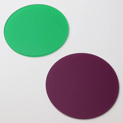 Frosted Finish Acrylic Discs - Cut To Size - Perspex Panels