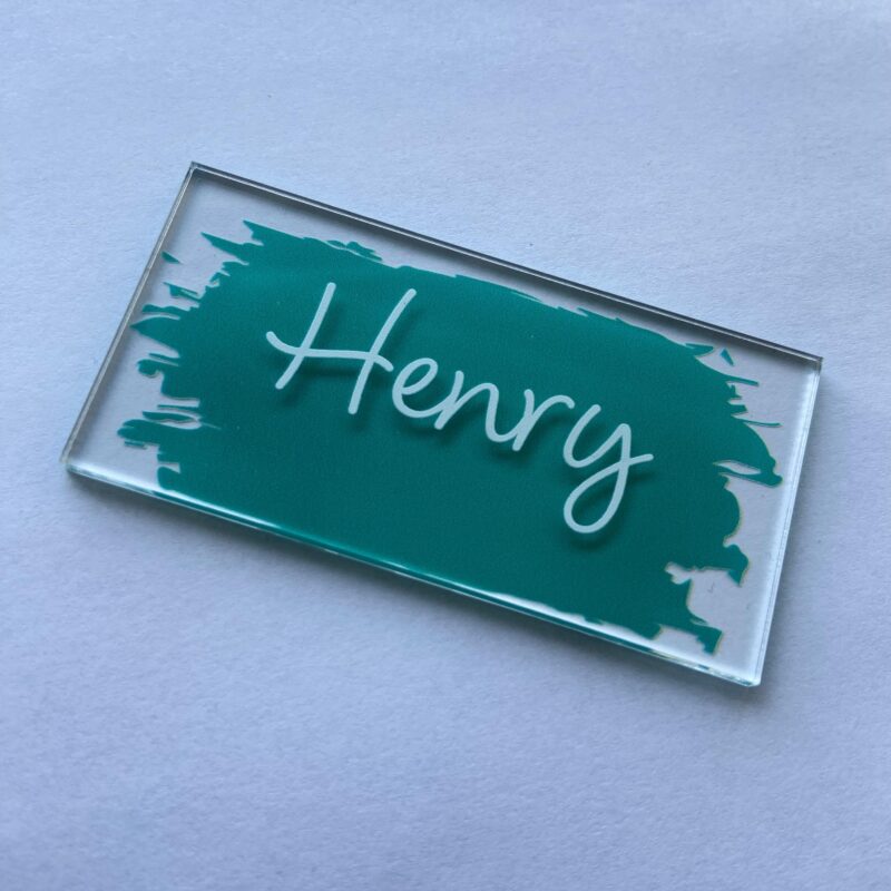 Acrylic Name Place Blanks - Place Names - Perspex Panels