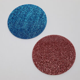 Glitter Finish Acrylic Discs - Cut To Size - Perspex Panels