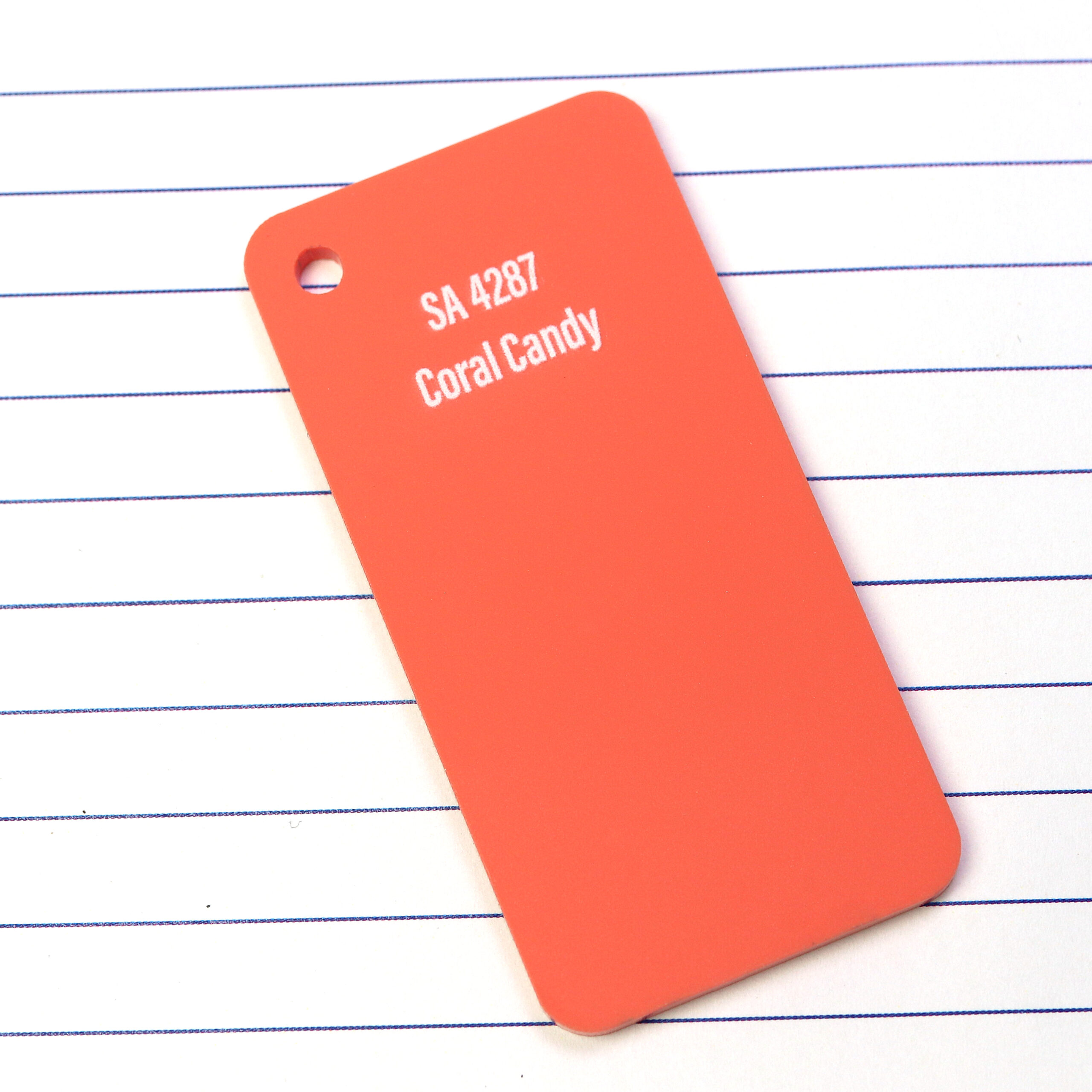 Coral Candy Perspex® SA 4287 Acrylic Sheets - Perspex Panels